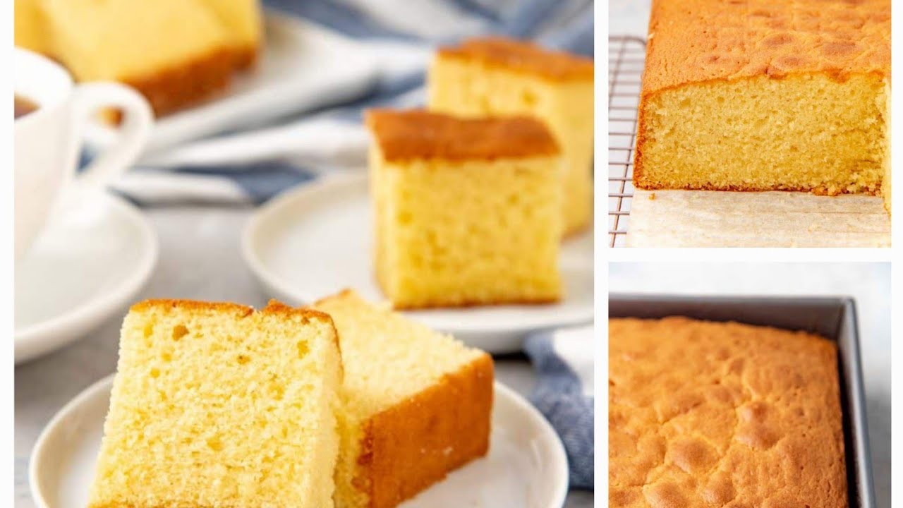 Golden butter cake viral/premium Thai buttercake recipe with tips ...