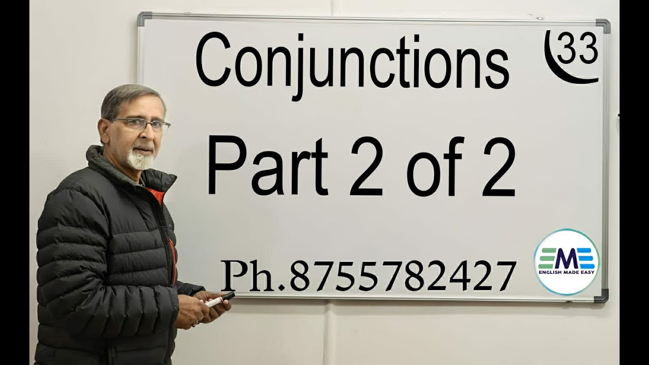 CONJUNCTIONS PART 2 OF 2 | ENGLISH MADE EASY | - YouTube