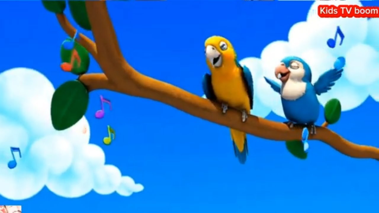 "The Parrot and the Bulbul's Friendship | Kids TV Boom | Cartoon Poetry ...