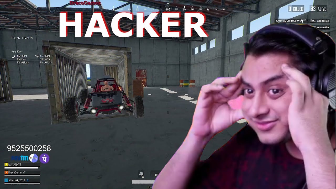 Hacker in PUBG PC Lite - YouTube