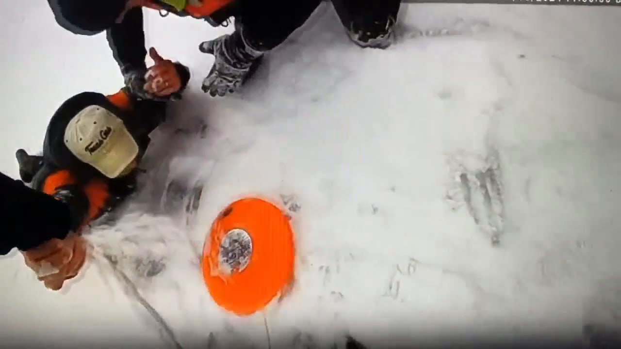 Michigan authorities rescue 65-year-old man after he fell through ice ...