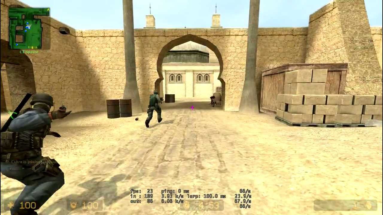 Counter-Strike Source gameplay 1-M4A1 Read Description - YouTube