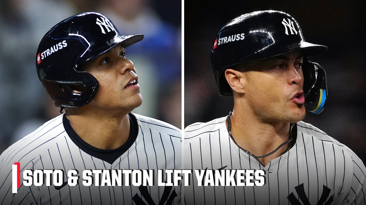 Juan Soto & Giancarlo Stanton HOMERS 💪 Yankees take Game 1 of the ALCS ...