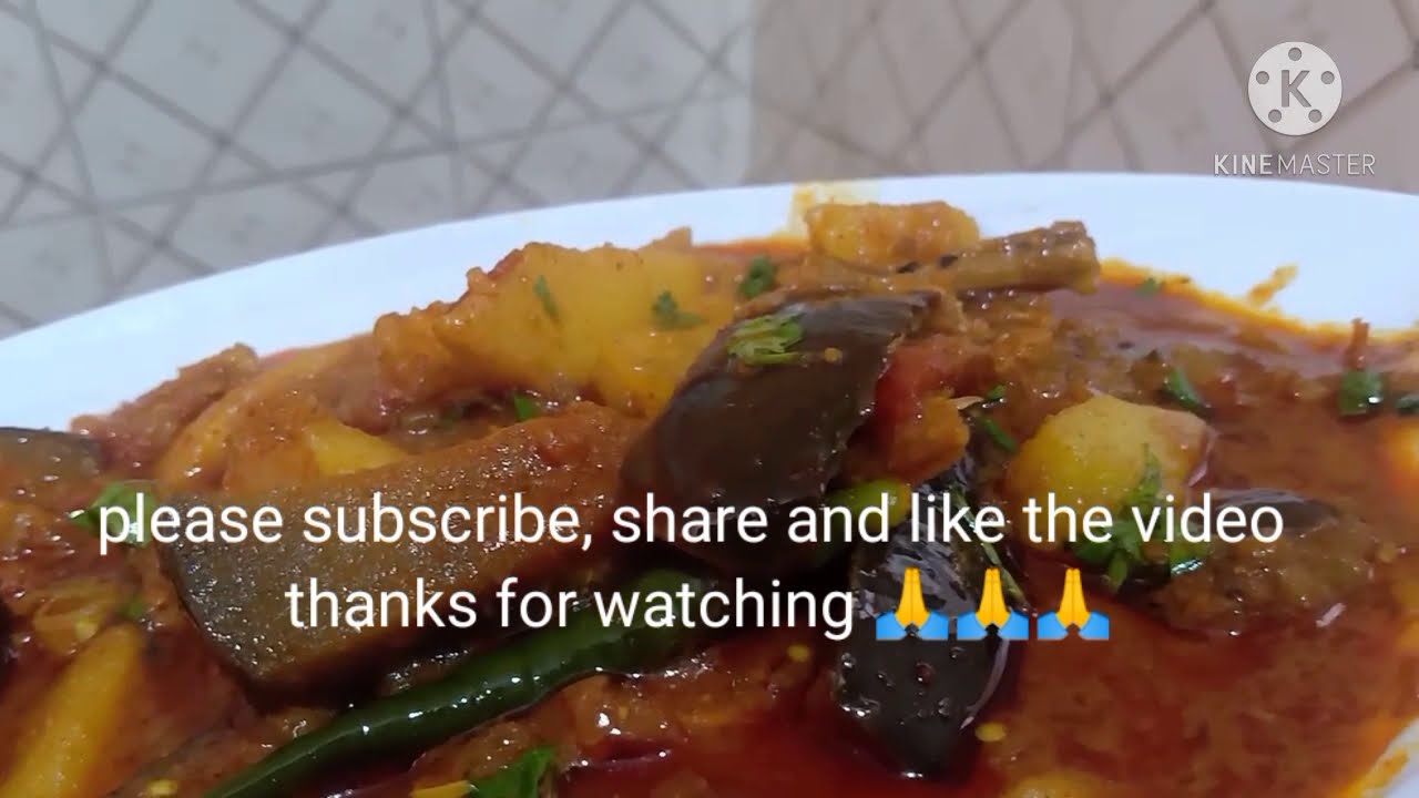 Dry bombil curry (bombay duck) recipe, with eggplant plant, super ...