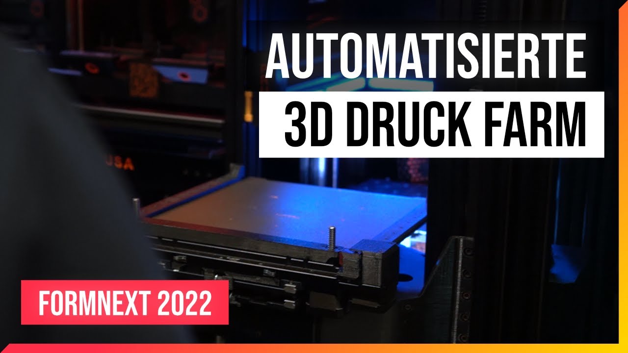 3d Printer Farm Automation - Prusa Pro AFS - FormNext 2022 - YouTube