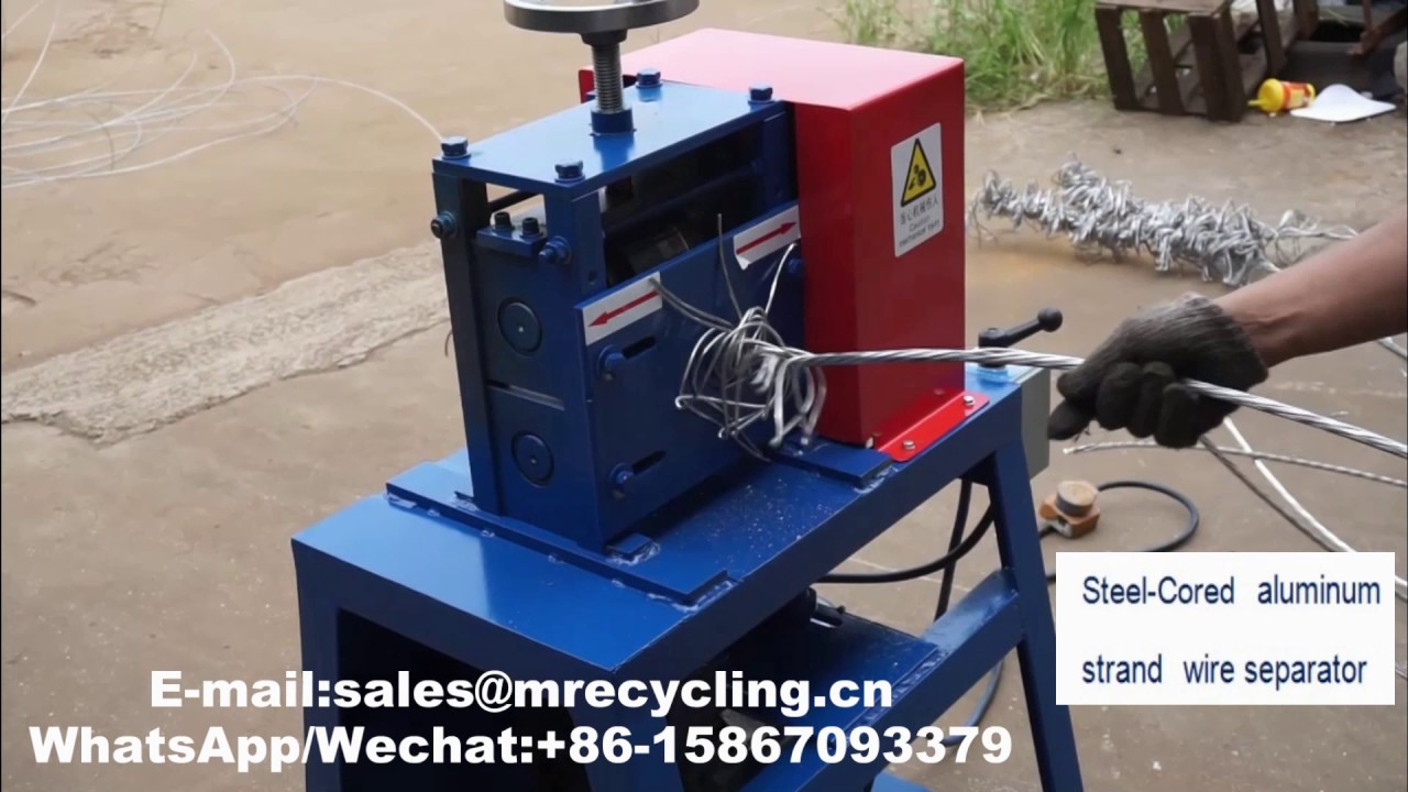 acsr wire recycling machine video mp4 - YouTube