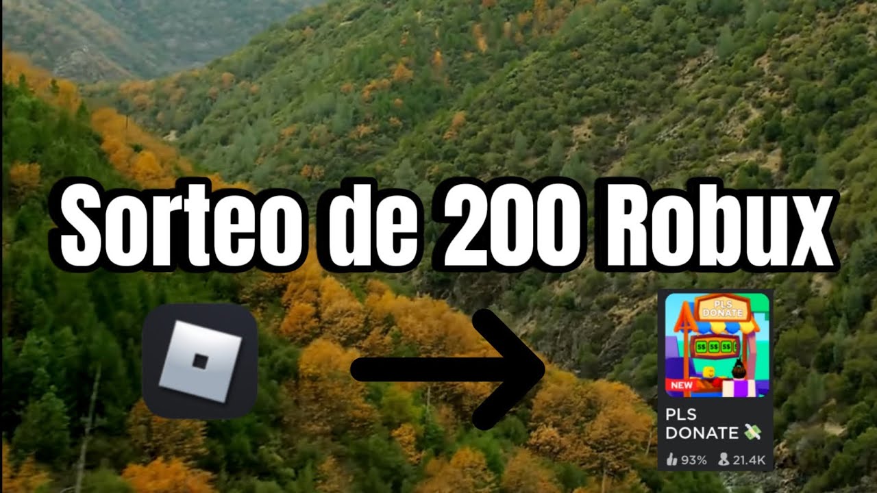 Sorteo de 200 Robux - YouTube