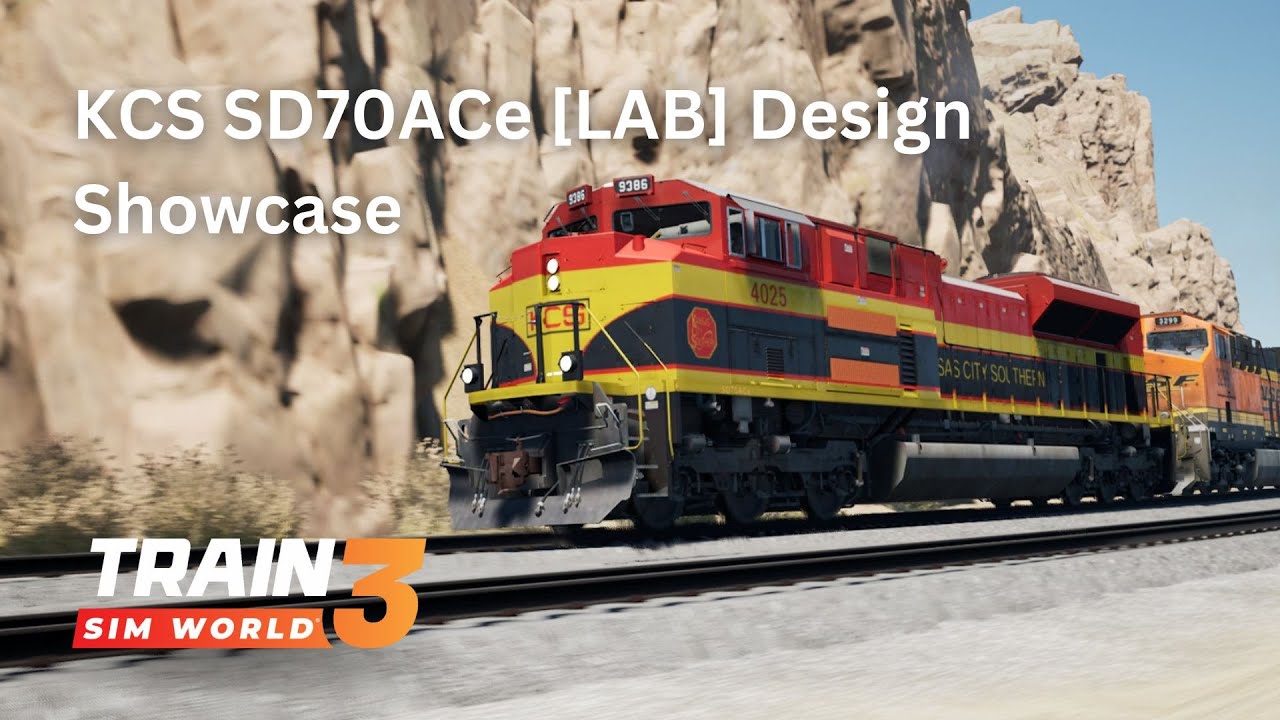 KCS SD70ACe [LAB] Design Timelapse - YouTube