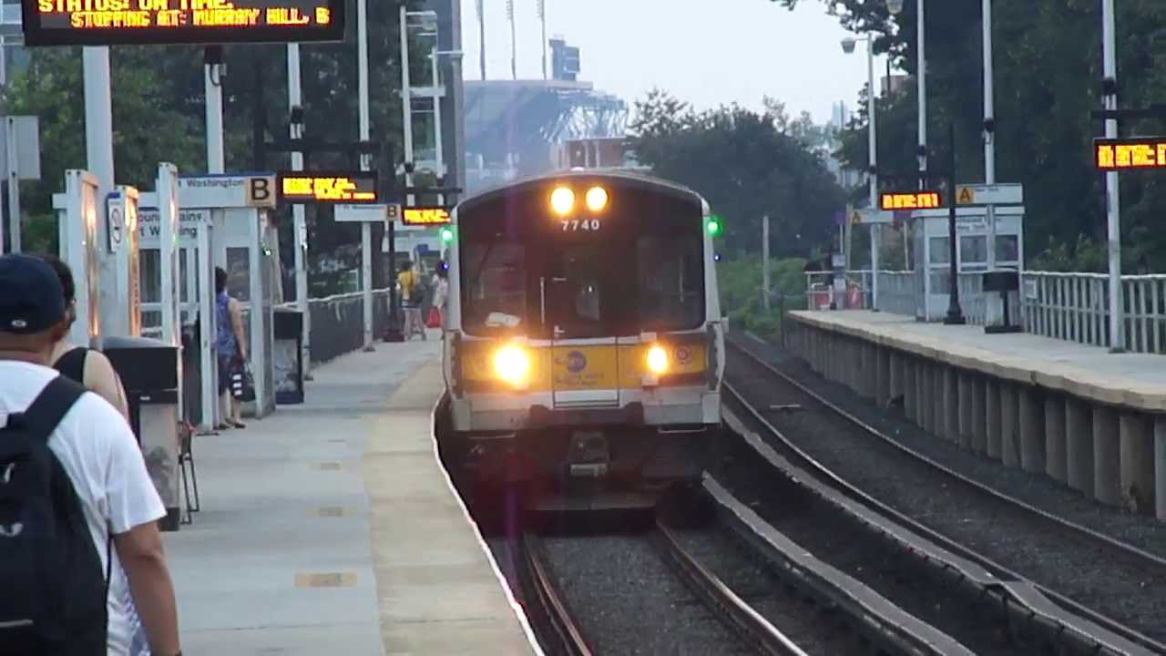 MTA Long Island Rail Road Bombardier M7 #7740 at Flushing-Main Street ...