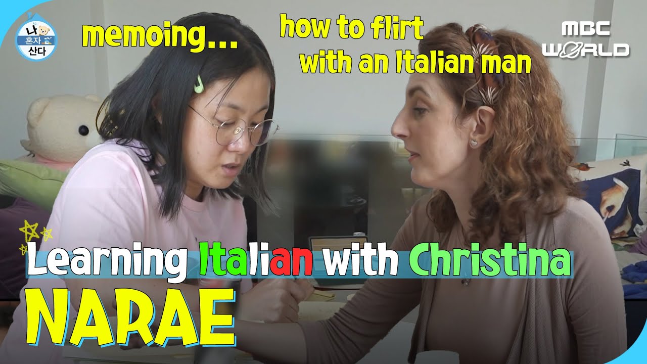 [ENG] Narae learns how to seduce Italian men from the Italian teacher ...