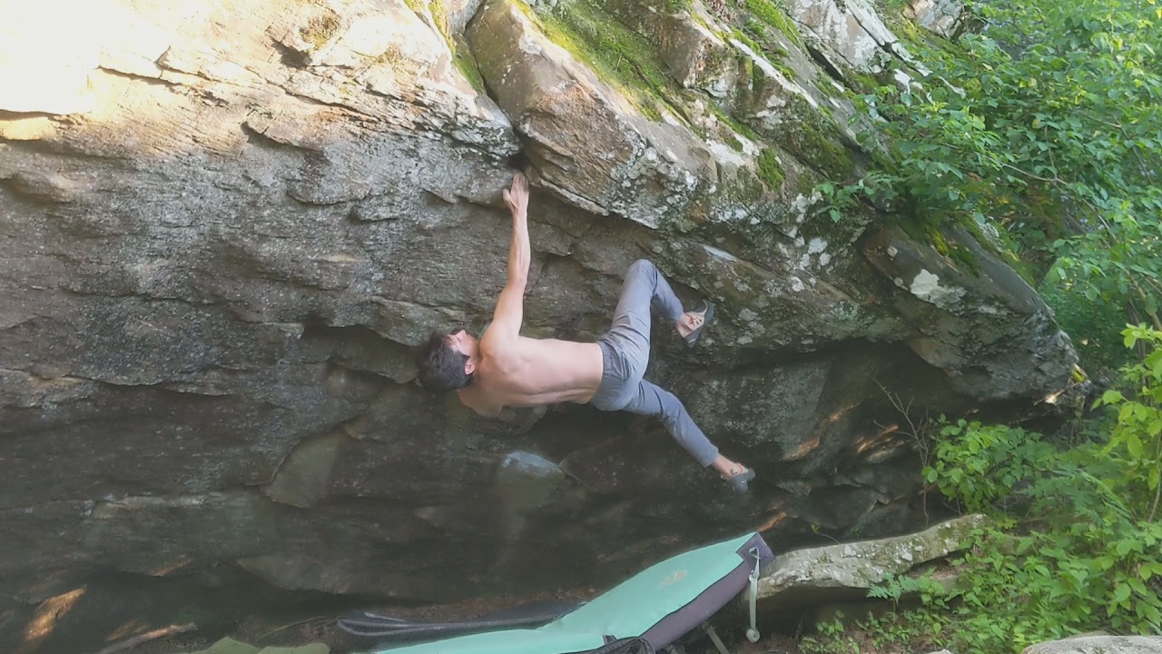 Hustle and Flow v6 - Cowell, AR bouldering - YouTube