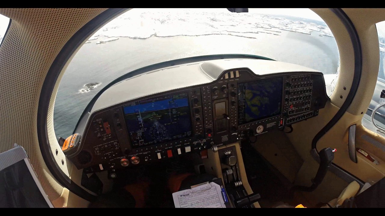 Diamond Aircraft DA62 - POV Cockpit Landing Paamiut Greenland [2K ...