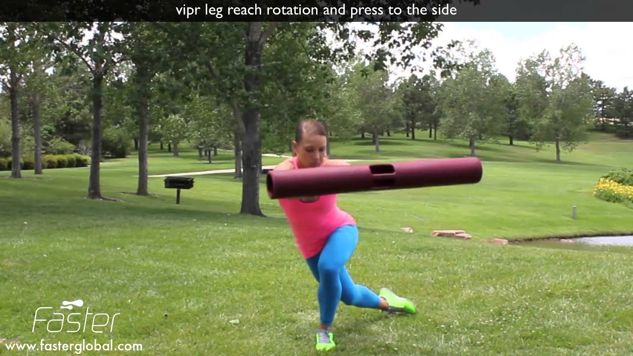 vipr leg reach rotation and press to the side - YouTube