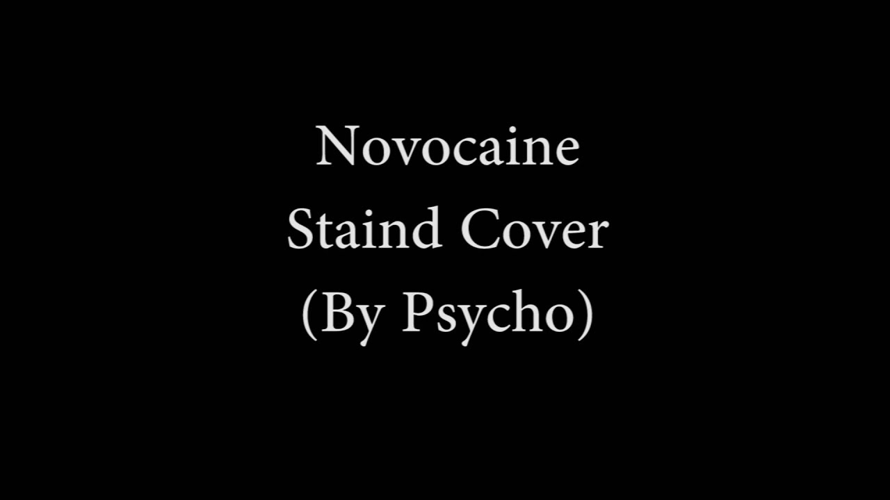 Novocaine - Staind Cover - YouTube