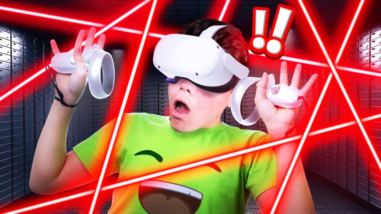 DODGING LASERS In VIRTUAL REALITY! - YouTube