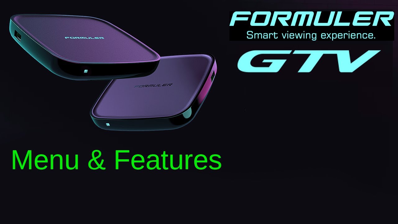 FORMULER GTV Menu & Features - YouTube