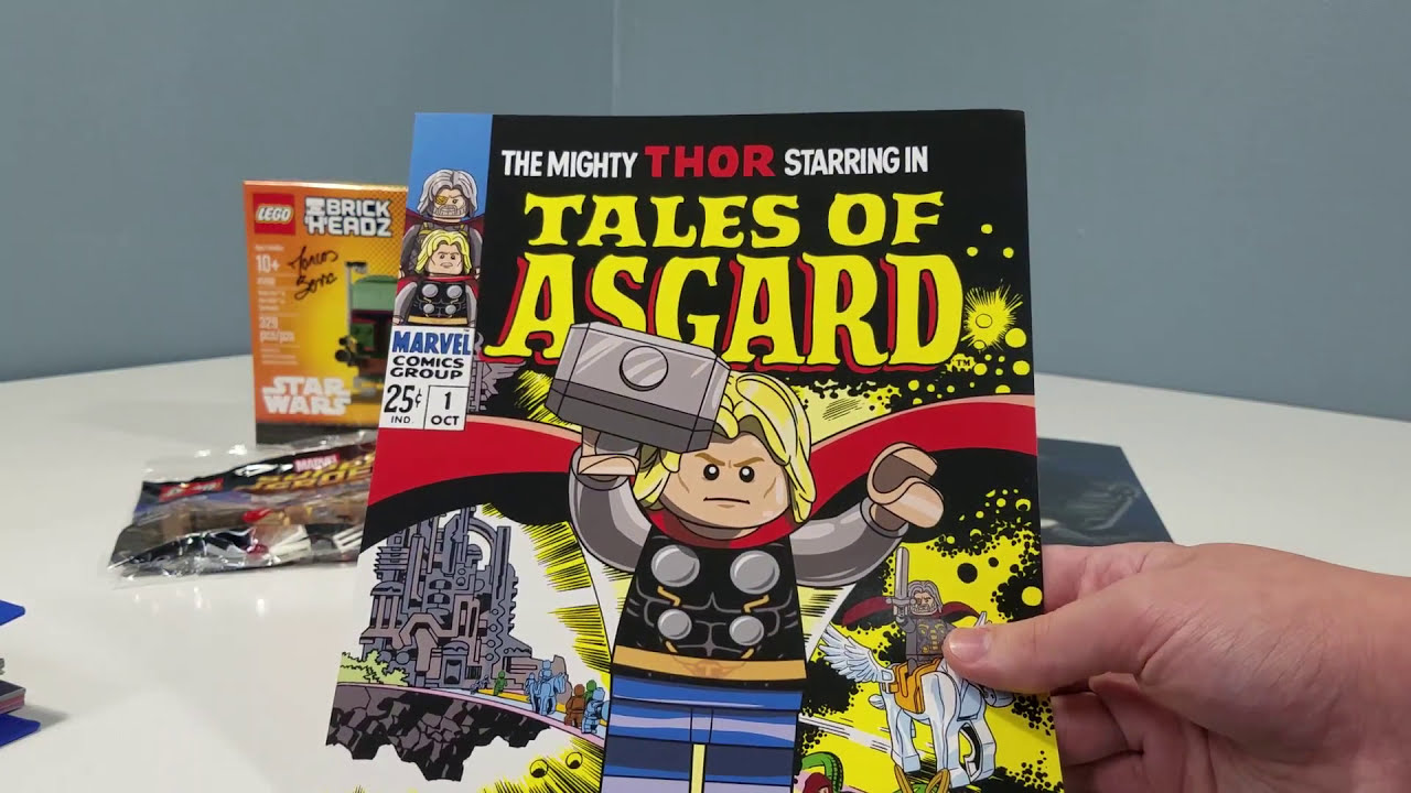 NEW YORK COMIC CON HAUL - LEGO Brick Headz, Marvel and more!!! - YouTube