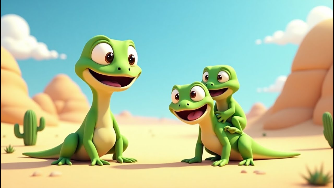 cartoons for kids movies | Lizard দের মজার Adventure, ডাইনোসর মজার ...