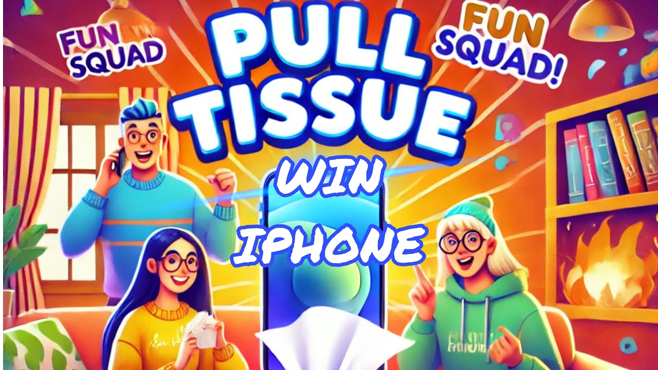 Pull Tissue and Win🏆 the iPhone 📲🙀#Realfunsquad#games#groupfun - YouTube