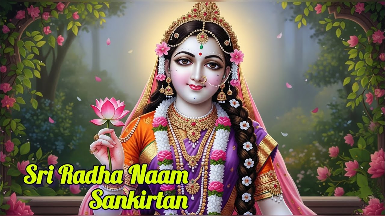 Sri Radha Naam Sankirtan| राधा नाम भजन |Shri Radha Shri Radha Naam Jap ...