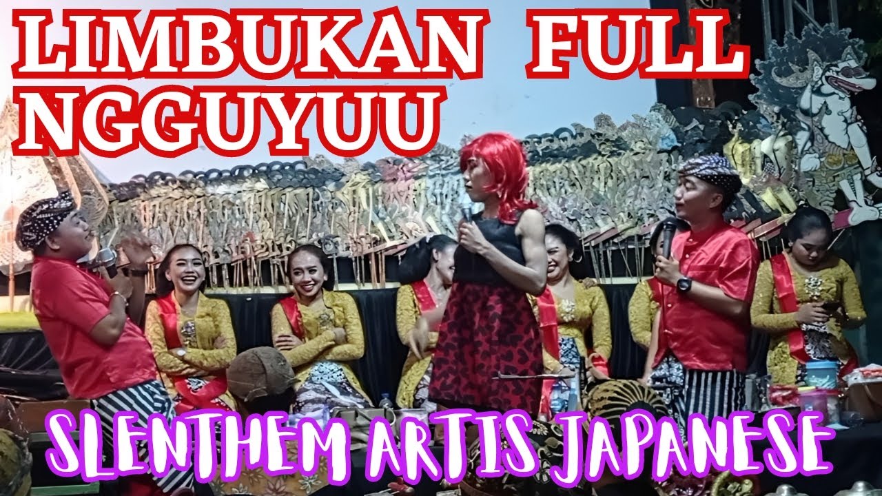 Dagelan Cak Slendro, Pelog dan Slenthem acara Sedekah Bumi Desa Gombang ...