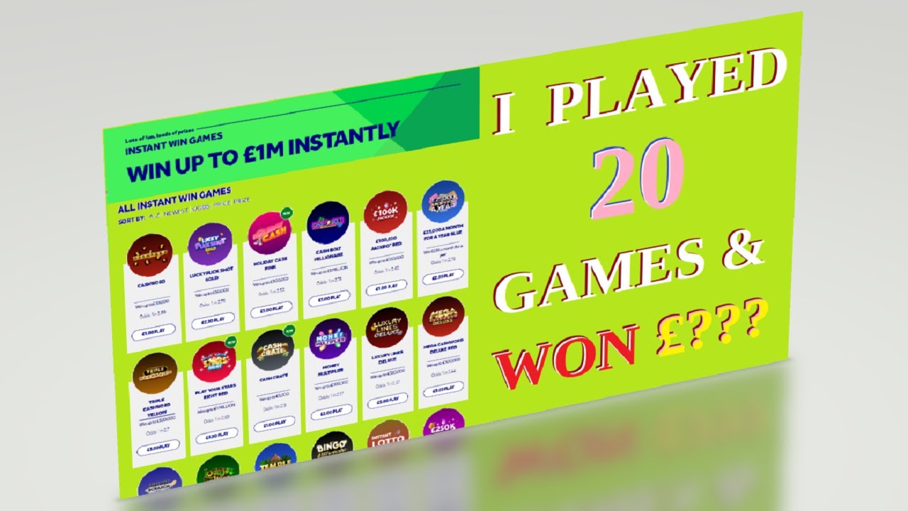 You Won't Believe How Much I Won!!! | TWENTY UK National Lottery ...