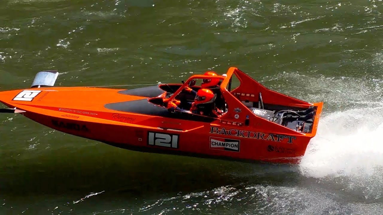 Leg 3. Salmon river jet boat race - YouTube