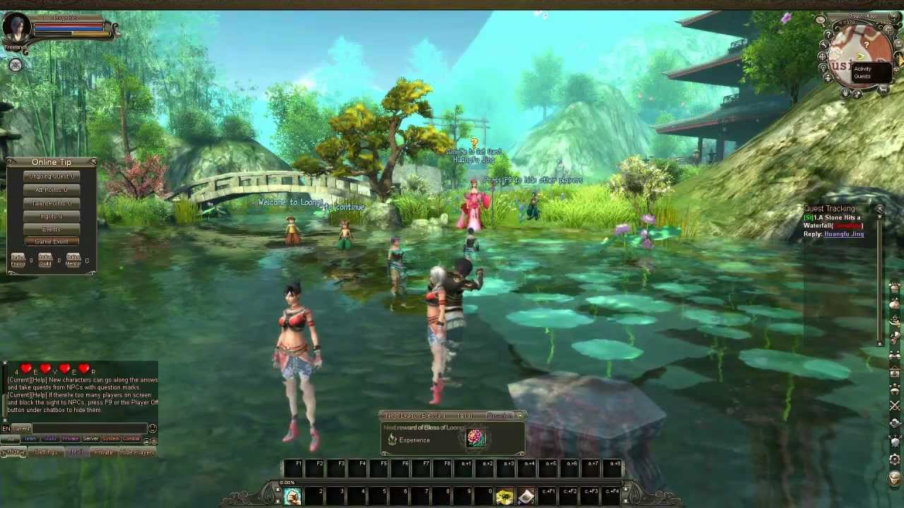 Loong Gameplay/Let's Play Episode 1 Amazing Free MMO - YouTube