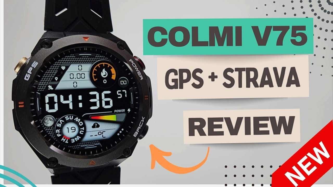 COLMI V75 Smartwatch Lançamento - GPS INTEGRADO e SINCRONIZA Com STRAVA ...
