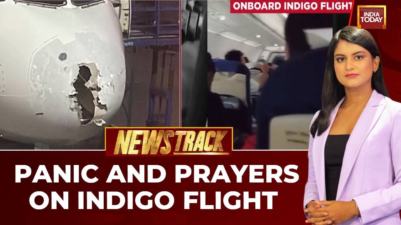 Indigo Flight Lands Safely After Hailstorm Damage: Passengers ...