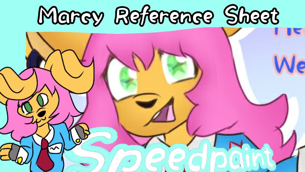 [Speedpaint] Marcy Reference Sheet 🐇🥕 - YouTube