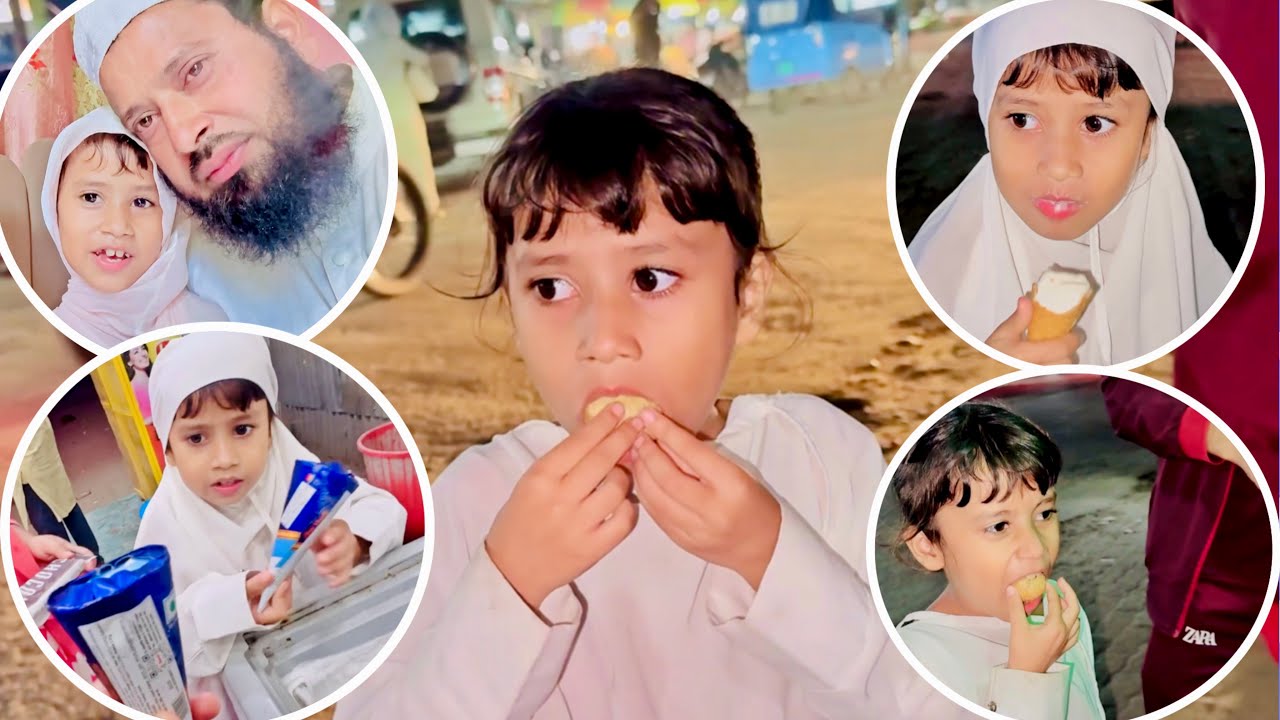 Mahira’s Fun Evening 🌆 | Ice Cream 🍦 Pani Puri Treat 😋 - YouTube