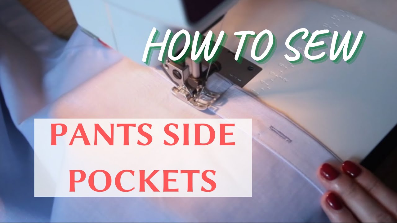 HOW TO SEW Pants Side Pockets || Dressy Talk Patterns - YouTube