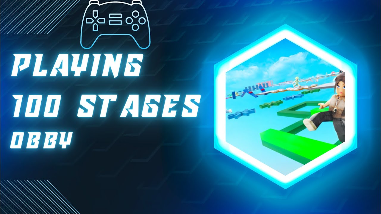 Playing 100 stages obby Roblox #roblox#gaming #obby - YouTube