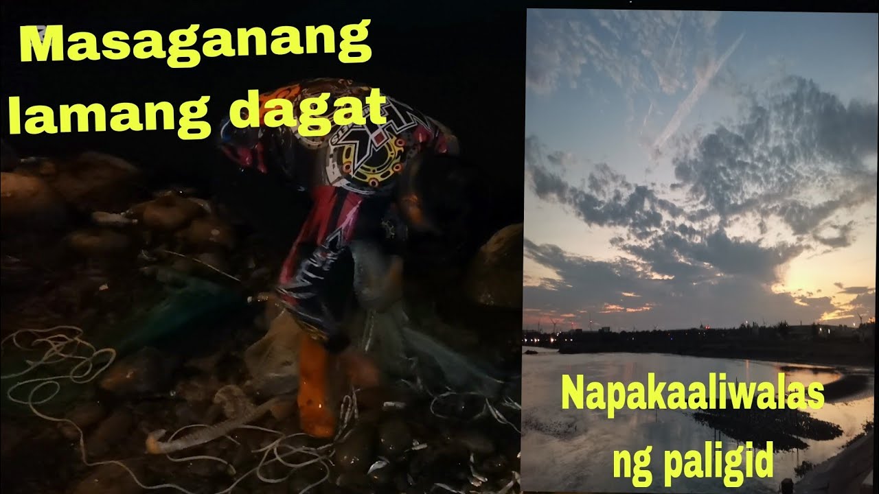 Masaganang lamang dagat,. Night fishing!!! - YouTube