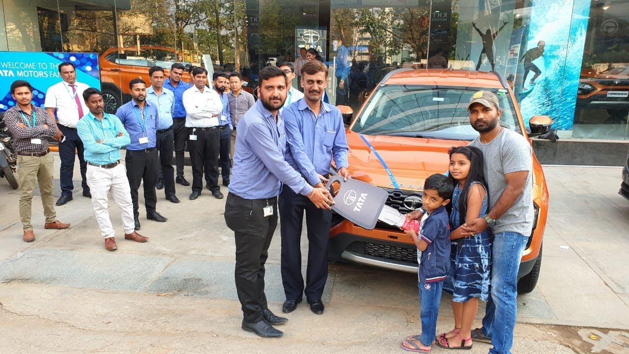 Taking Delivery of Tata Harrier|Special First Delivery Video|Key ...