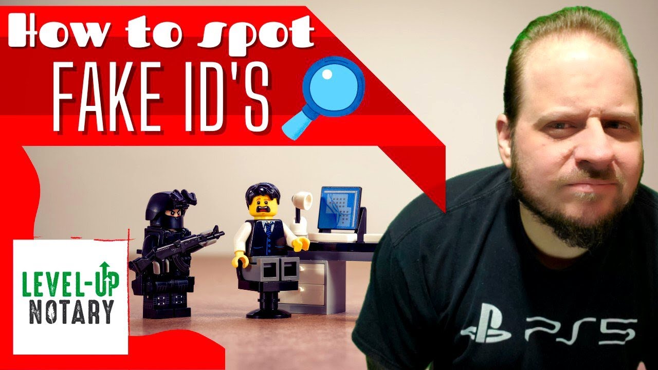 How to spot fake ID's! A video about verifying ID's! (Free Notary ...