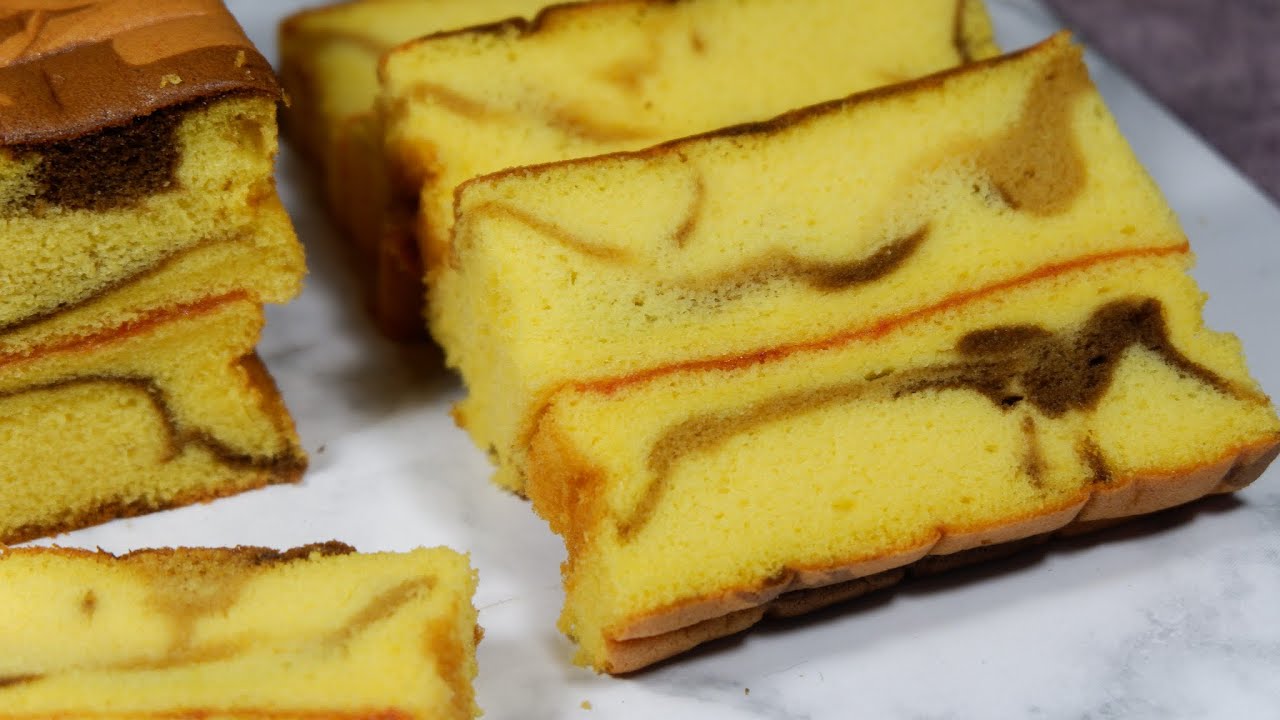 Resep Bolu Lapis Marble Super Lembut dan Ekonomis - YouTube