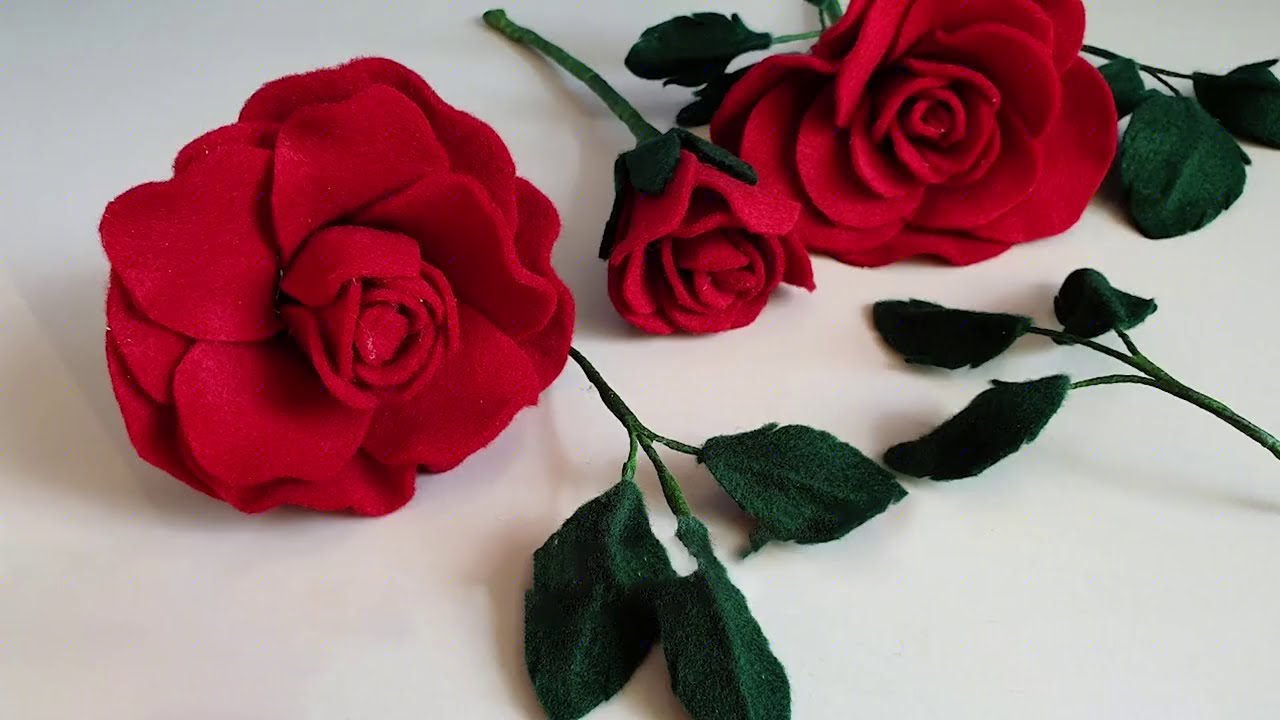 How to make Red Rose, the method is simple and you can know it at a ...