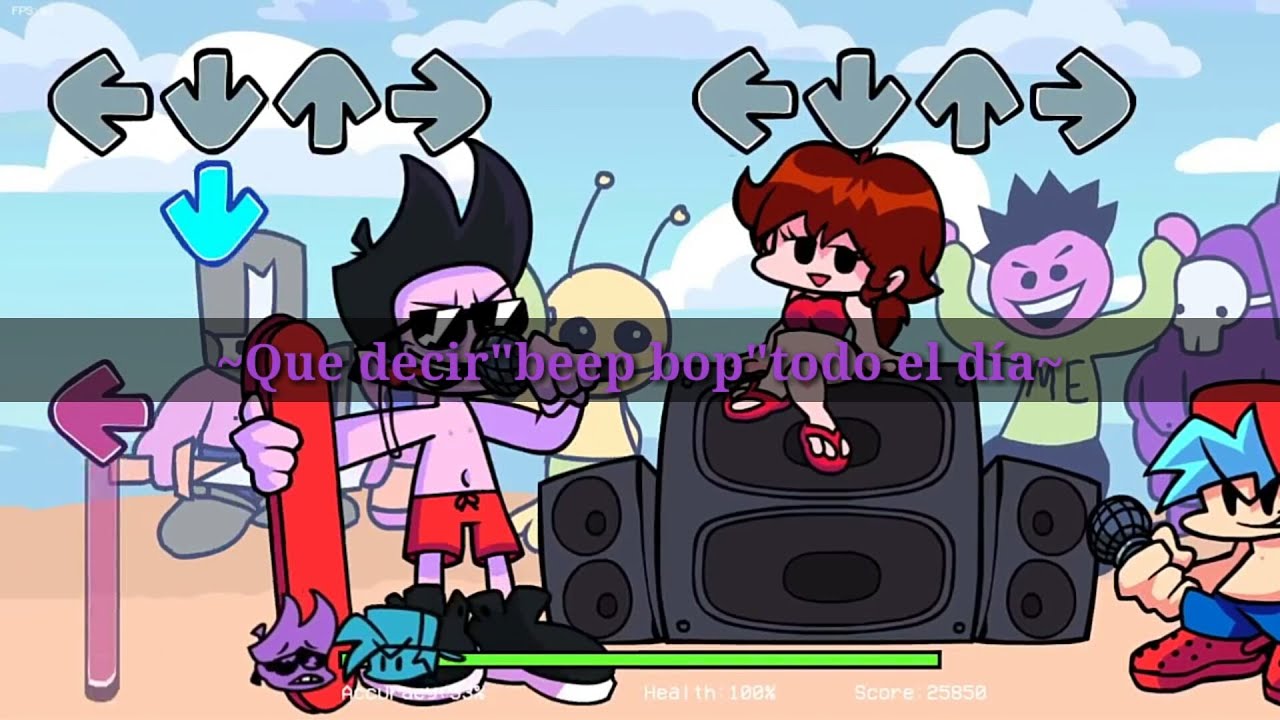 Friday Night Funkin Beach Brother Mod "Tides" Sub Español - YouTube