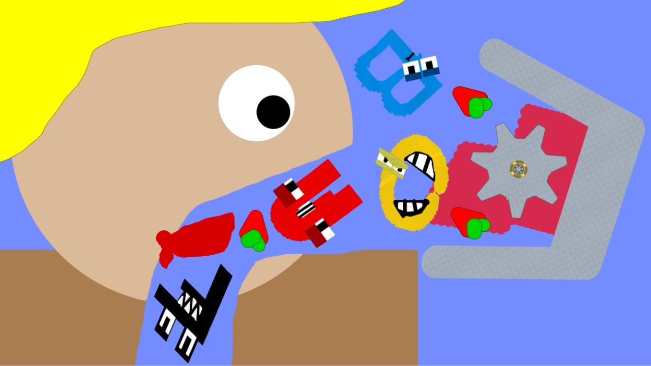 Algodoo | Blender Alphabet Lore And Fruit | ブレンダー - YouTube