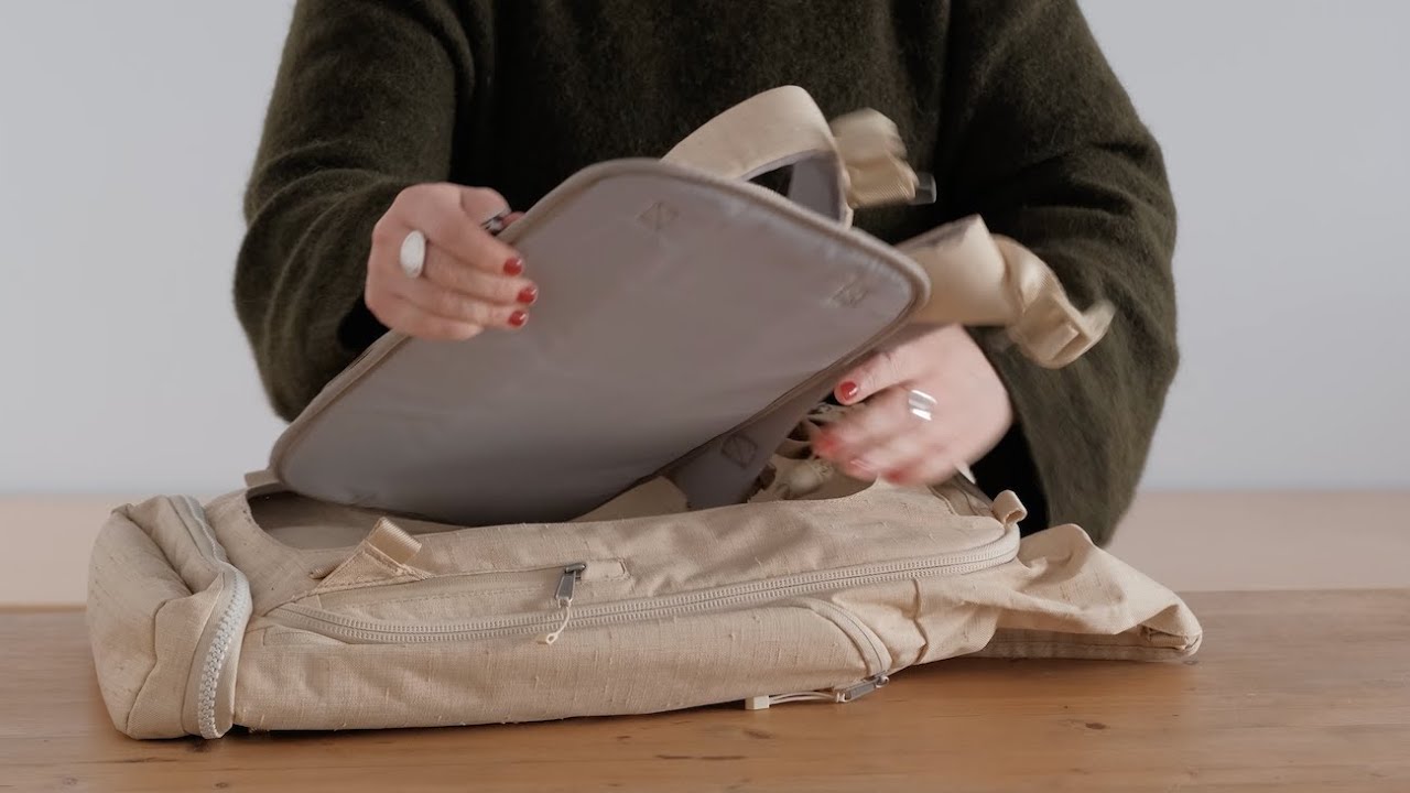 How to detach the Back Panel from the WAYKS Day Pack - YouTube