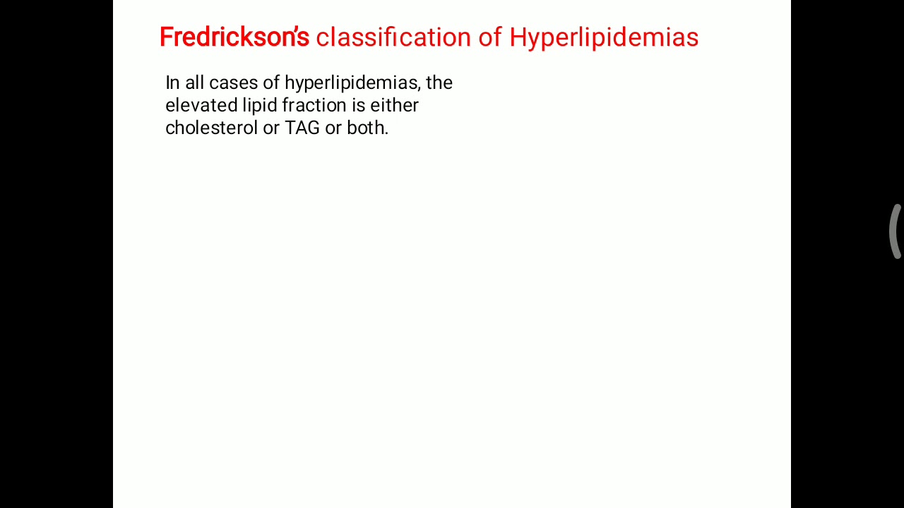 Fredrickson's classification of hyperlipidemias - YouTube