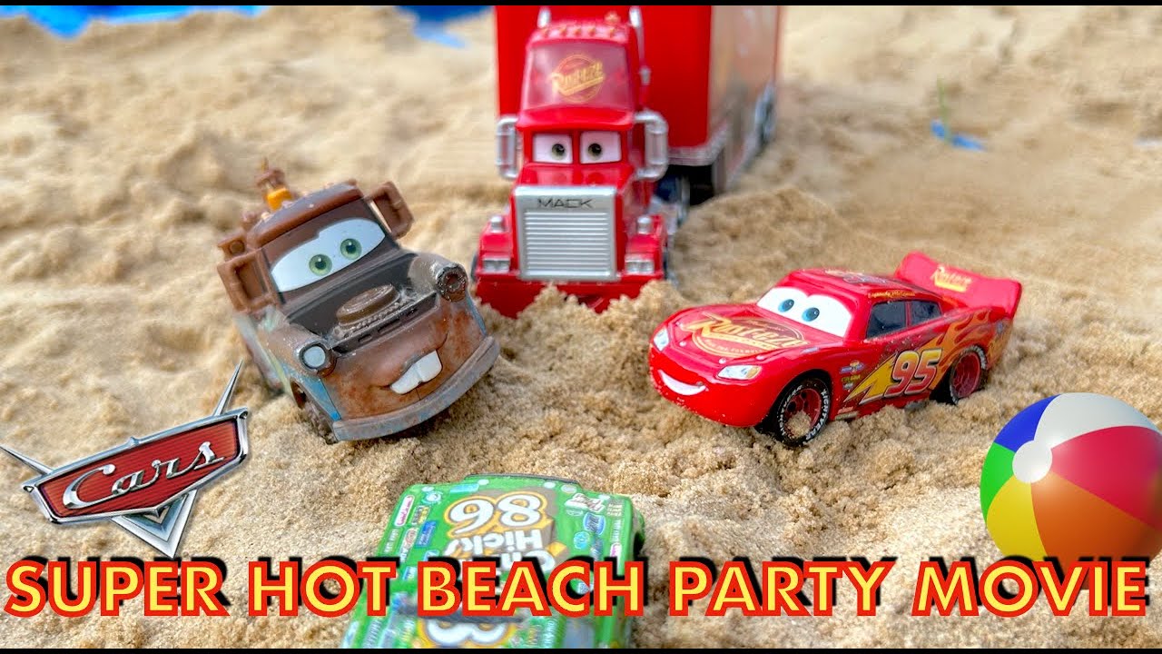 Cars: Super Hot Beach Party Movie-A Disney Cars Fan Film - YouTube