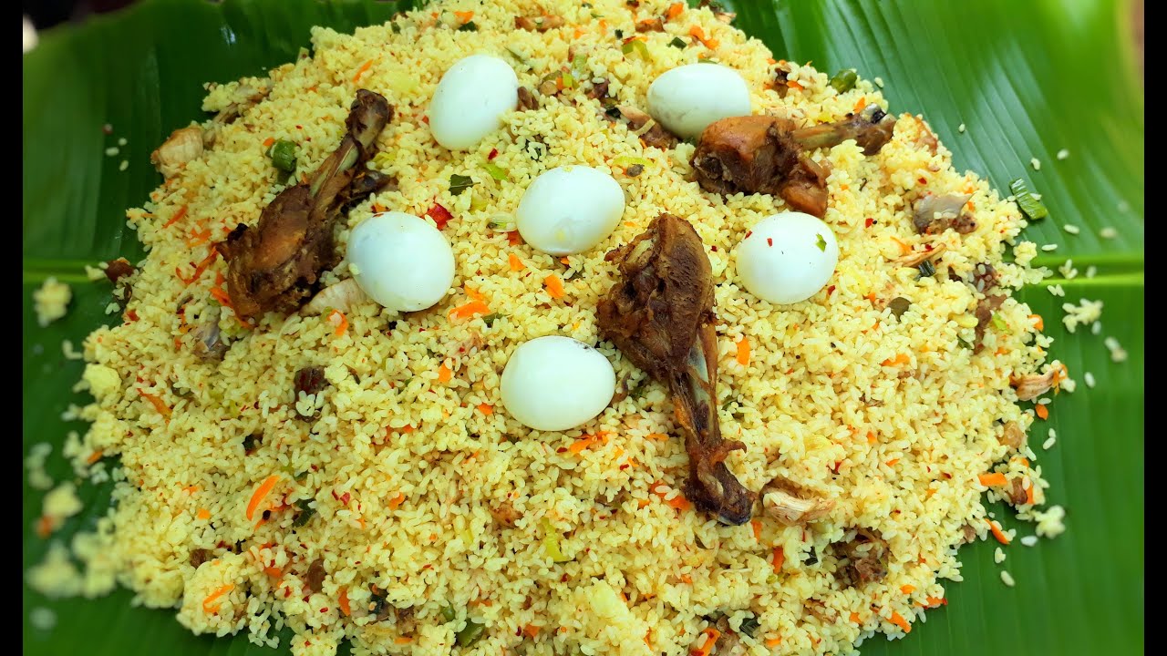 Tasty CHICKEN RICE Preparing Sri Lankan Style | Village Farming ...