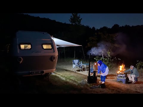 KARA GÖLDE KAMP YAPTIK KARAVAN KAMP