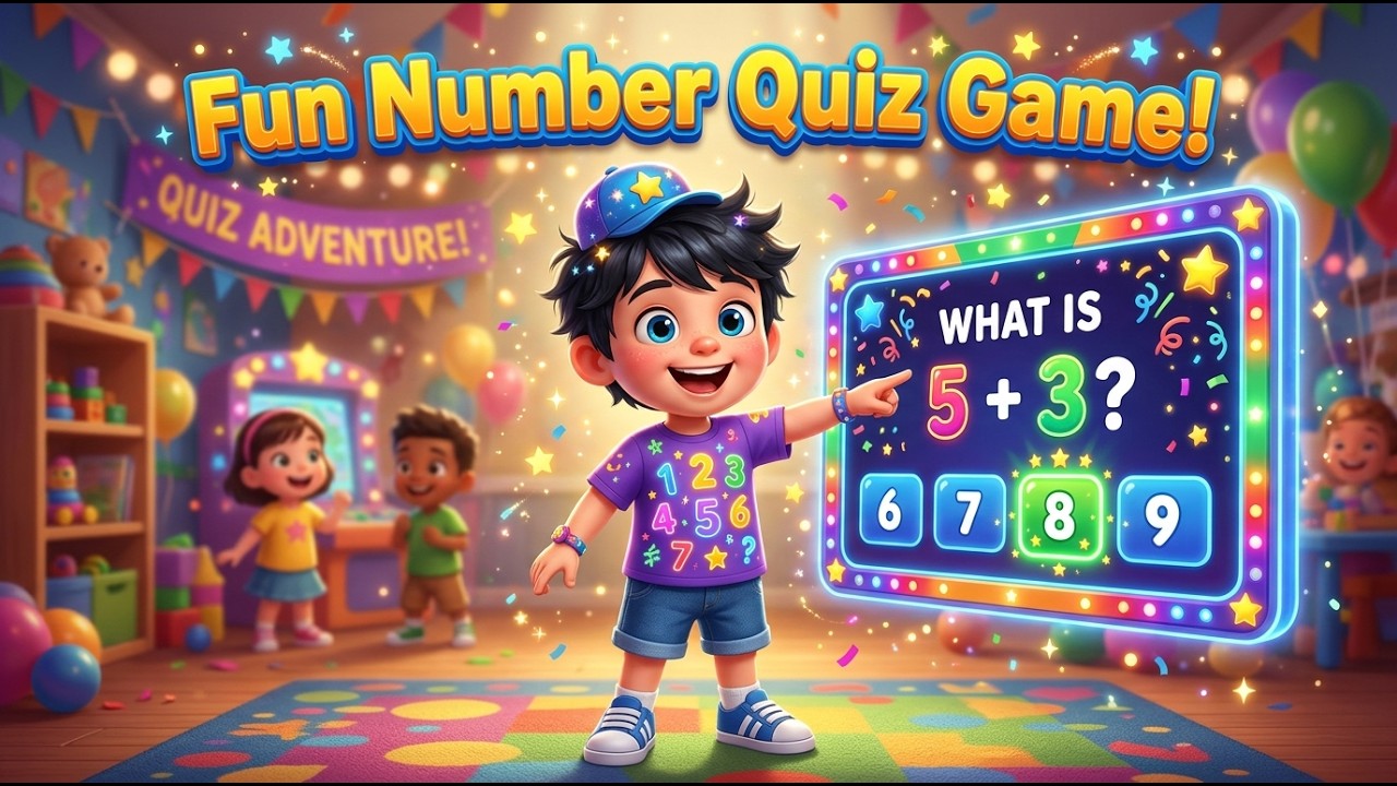 Tony Fun Number Quiz Game! 🔢 🎉 | Math Quiz, Guess the Number & Fun ...