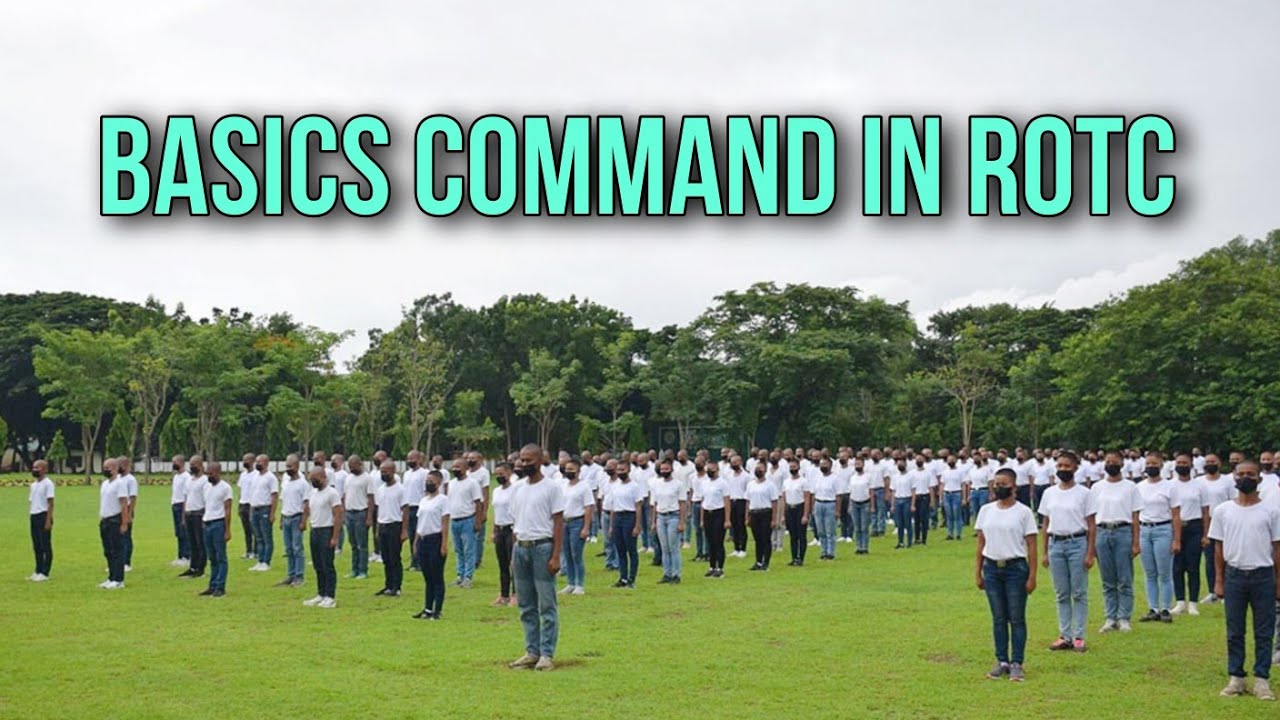 BASICS COMMAND IN ROTC | Jaeniel Bada - YouTube