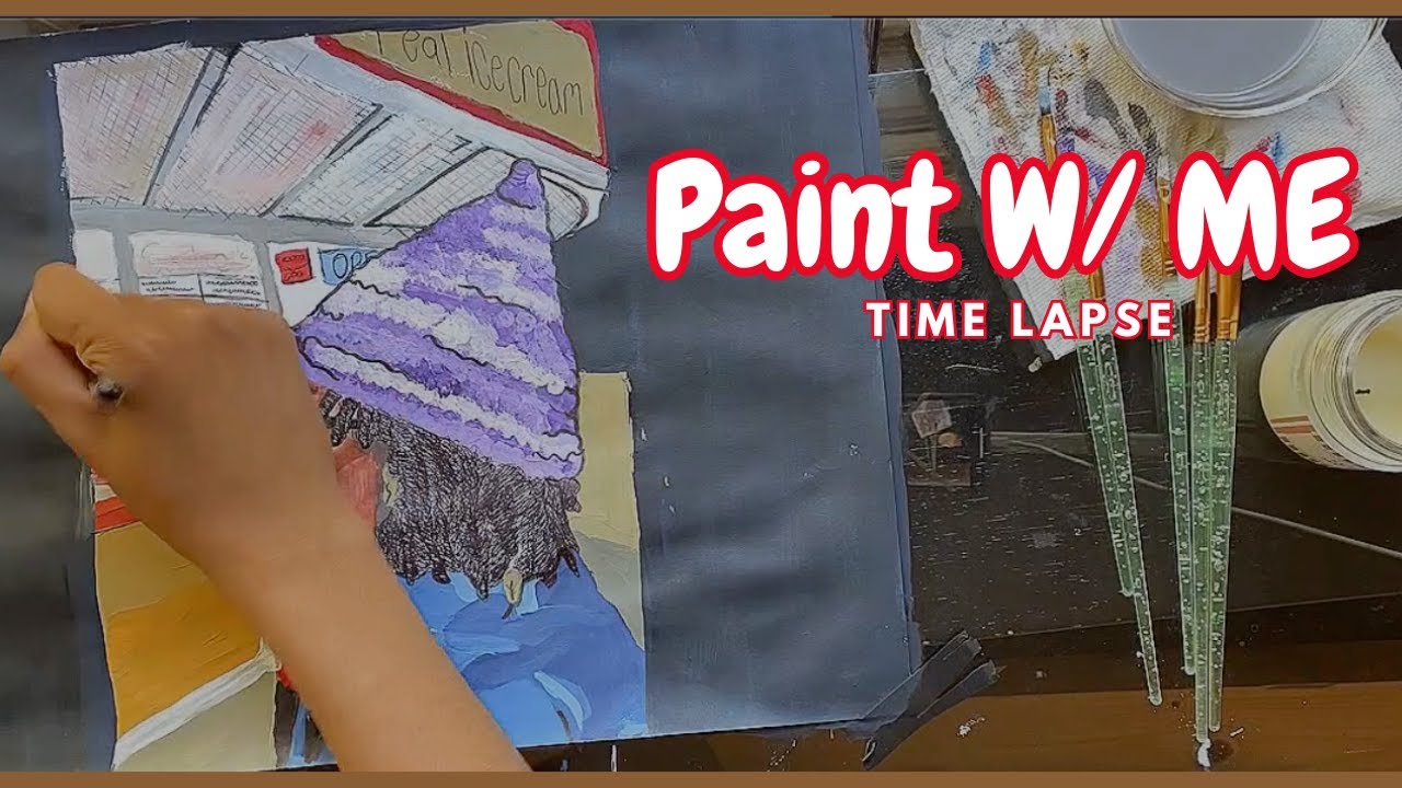 Paint With Me: Acrylic Painting in time lapse - YouTube