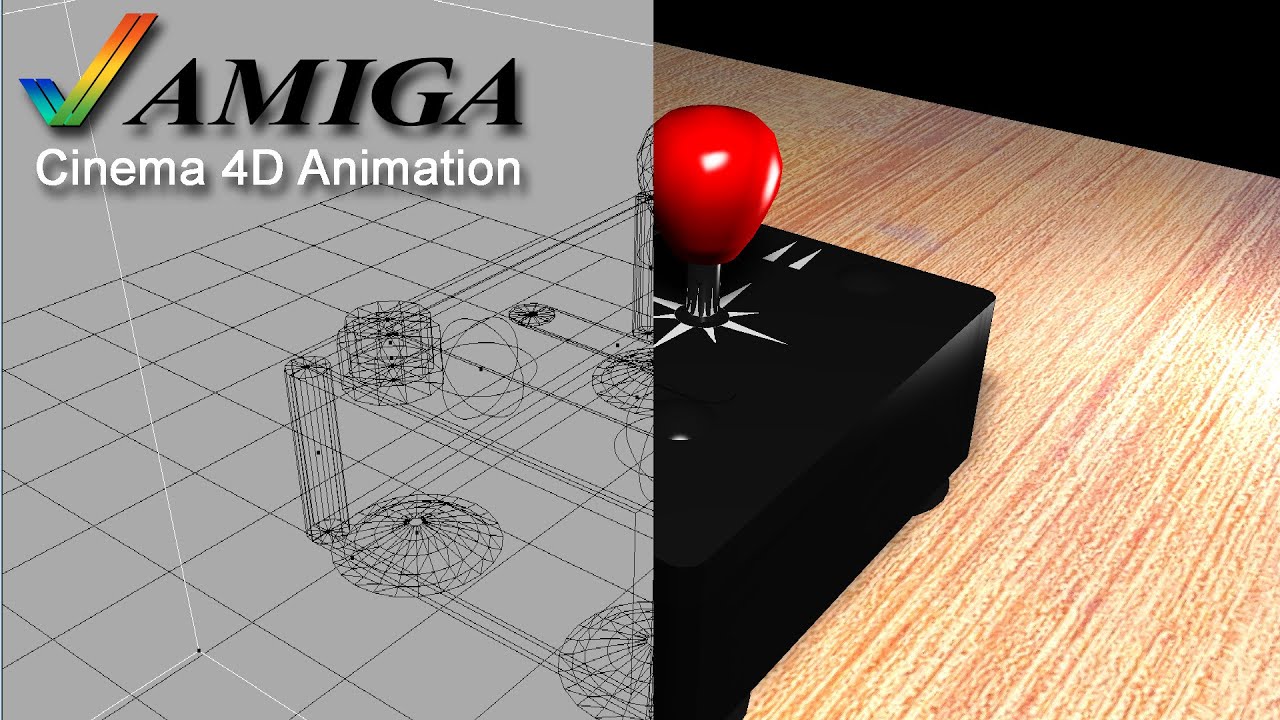 Amiga Cinema4D - Joystick Animation - YouTube